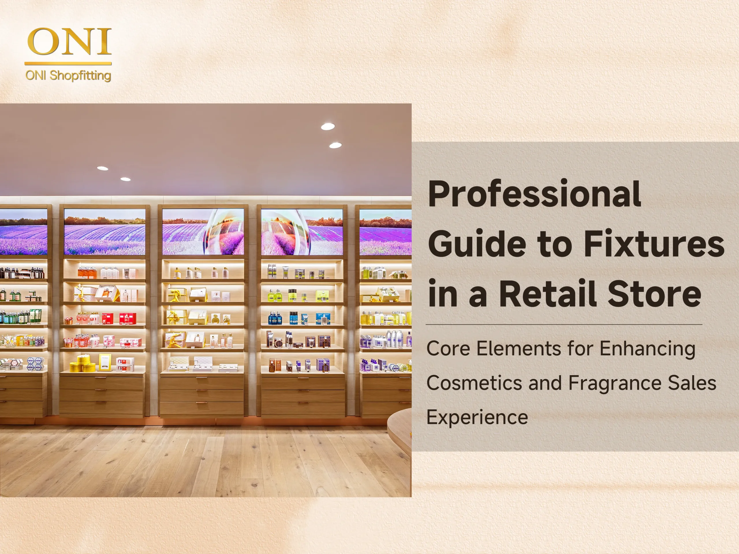 Fixtures in a Retail Store Guide - Cosmetics & Fragrance Display