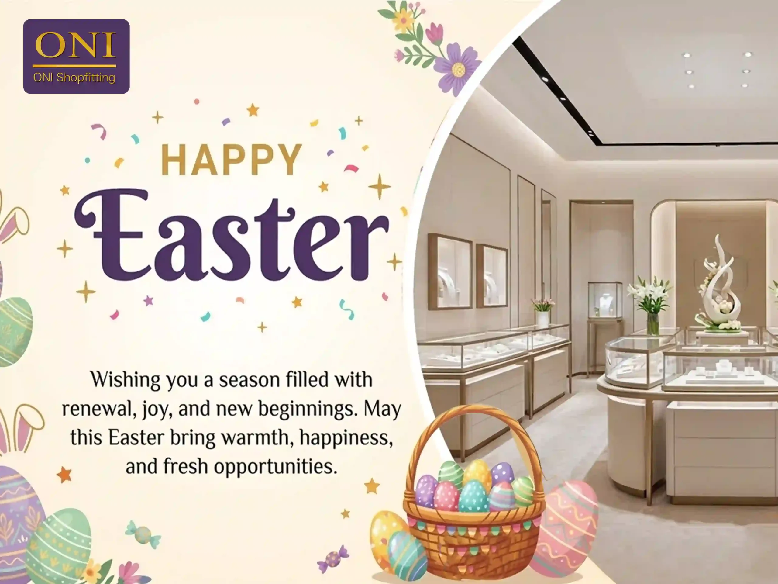 Easter in Australia Greetings | Custom Retail Fixtures